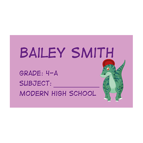 Personalised Name lable Sticker for School kids book labels ...